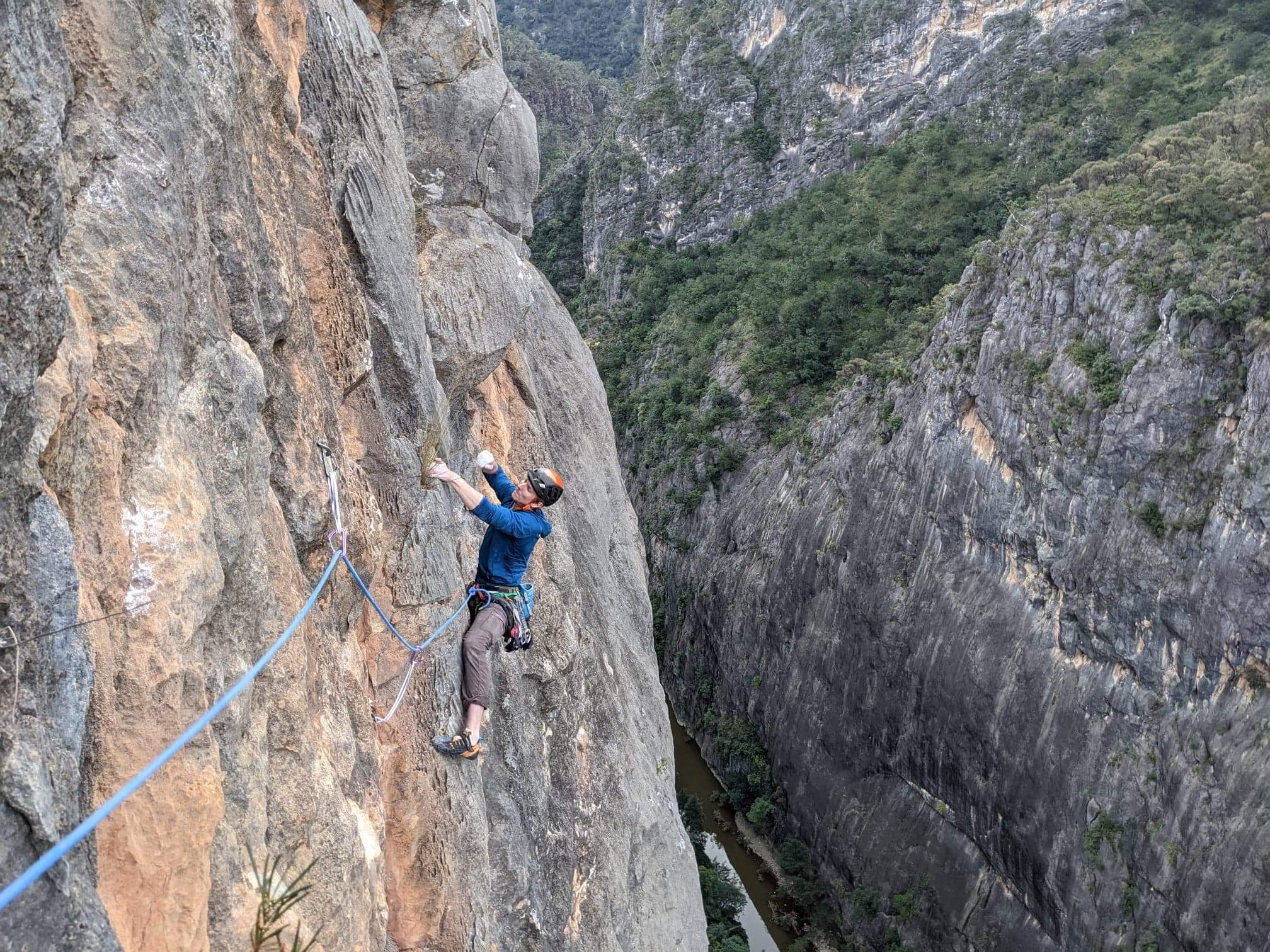 Climbing with David - Hawker Place Physiotherapy and Pilates
